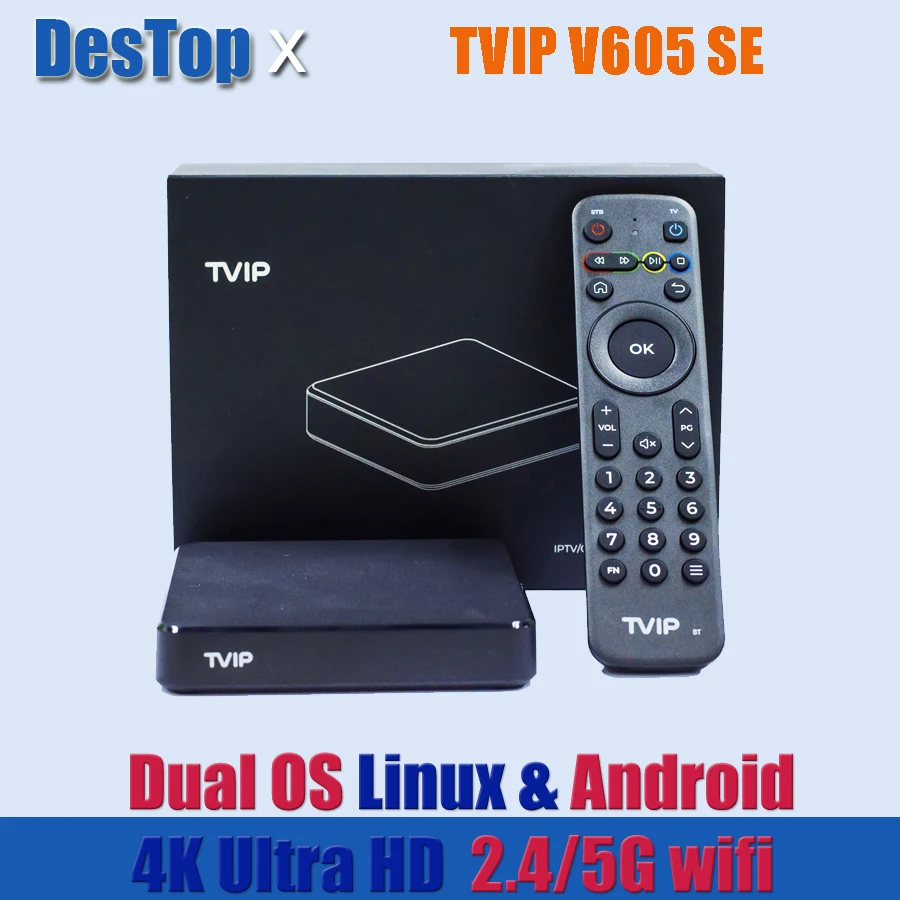 12PCS-Original-TVIP-605SE-605-SE-Smart-TV-Box-Linux4-4-Android-Dual ...