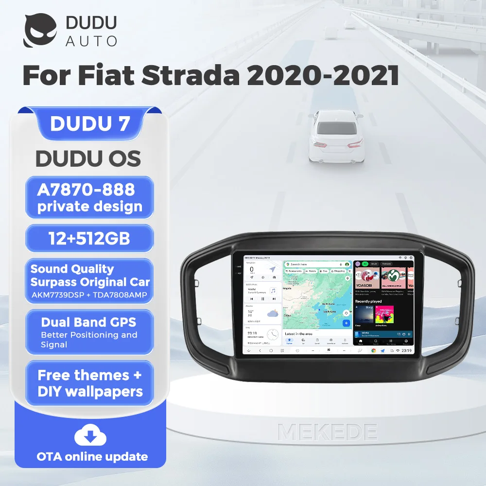 Dududuto-dududu7-Android-13-car-Radio-Fiat-strada-2020-2021-2022 ...