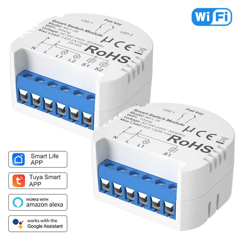 Mini-Tuya-Wifi-Switch-Module-Smart-Light-Switch-10A-100-240V-DIY ...