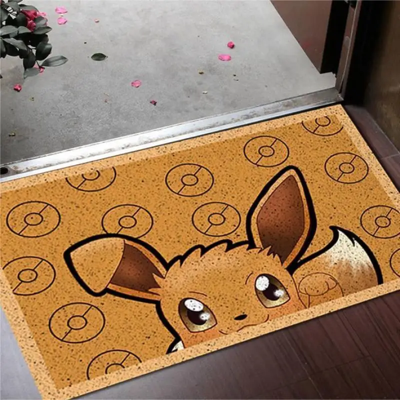 Anime-Pokemon-Cartoon-Silk-Loop-Door-Mat-Carpet-Home-Entrance-Cuttable ...