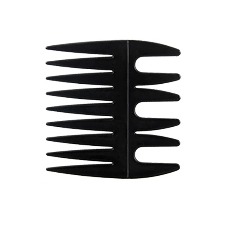 Wide Teeth Texture Comb Double Sided Retro Oil Hair Comb Hairdressing ...