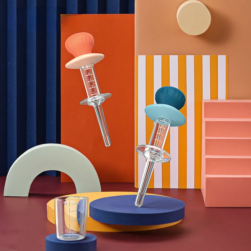 Infant-Syringe-Nipple-with-Scale-Baby-Squeeze-Medicine-Dropper ...