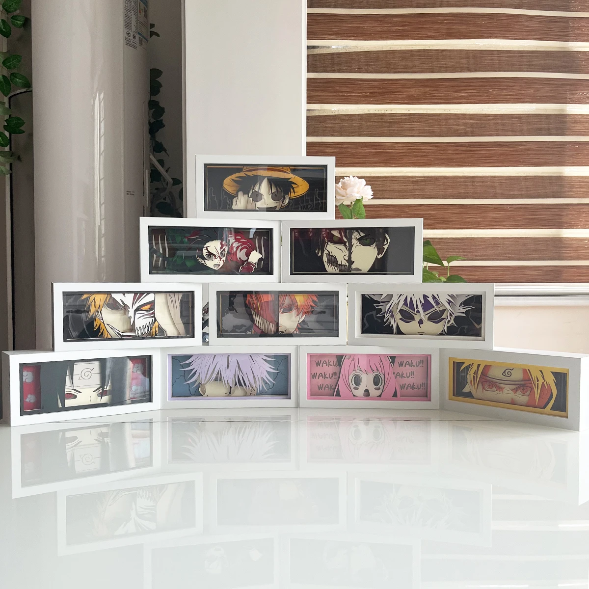Anime-Light-Box-for-Bedroom-Decoration-Manga-Paper-Carving-Table-Desk ...