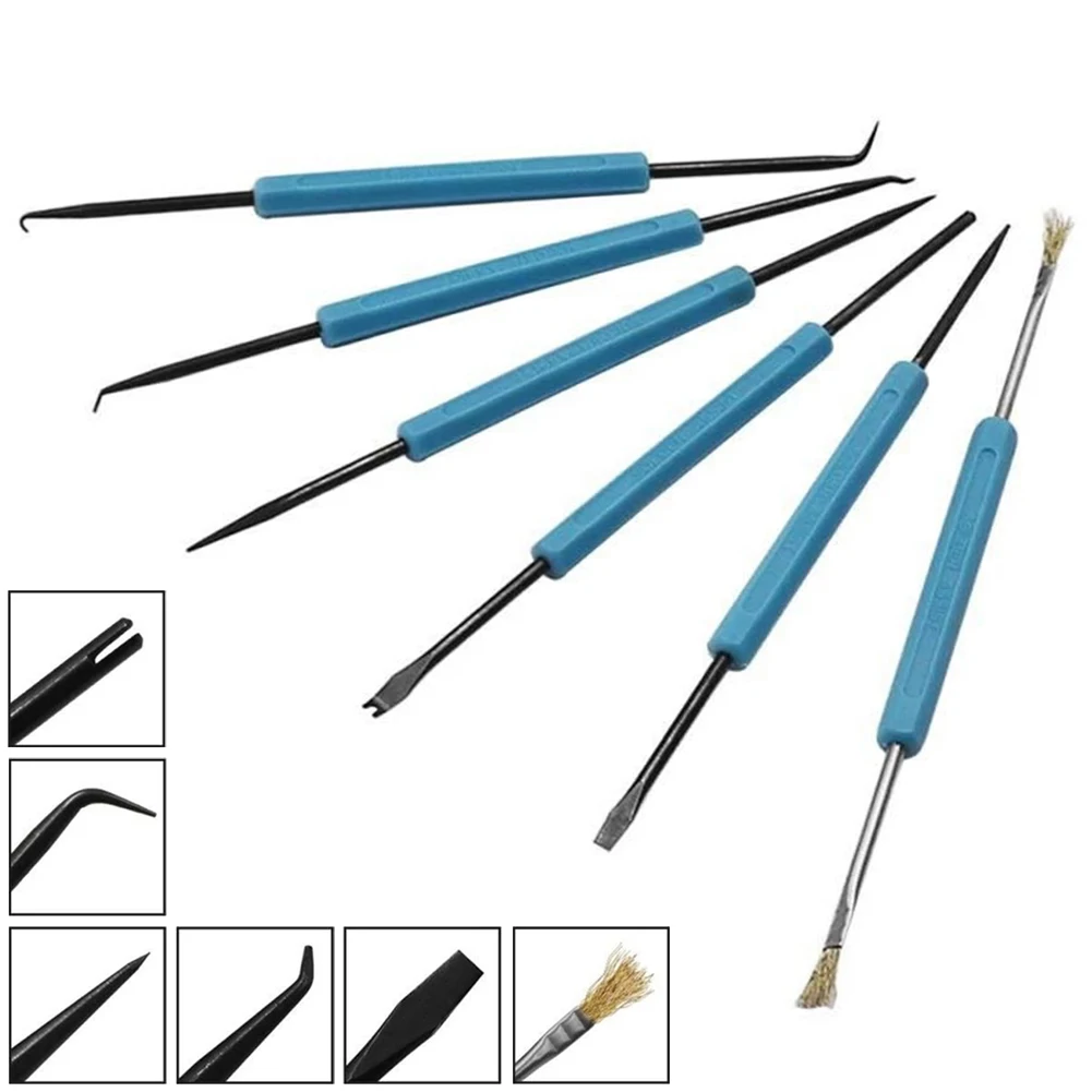 6Pcs-Set-Desoldering-Aid-Tool-Kit-Soldering-Aid-Assist-Repair-Tools-PCB ...