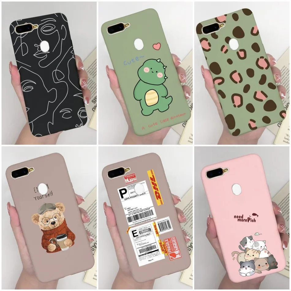 Silicone-Phone-Case-for-OPPO-A5S-Case-AX5s-CPH1909-Soft-TPU-Back-Cover ...