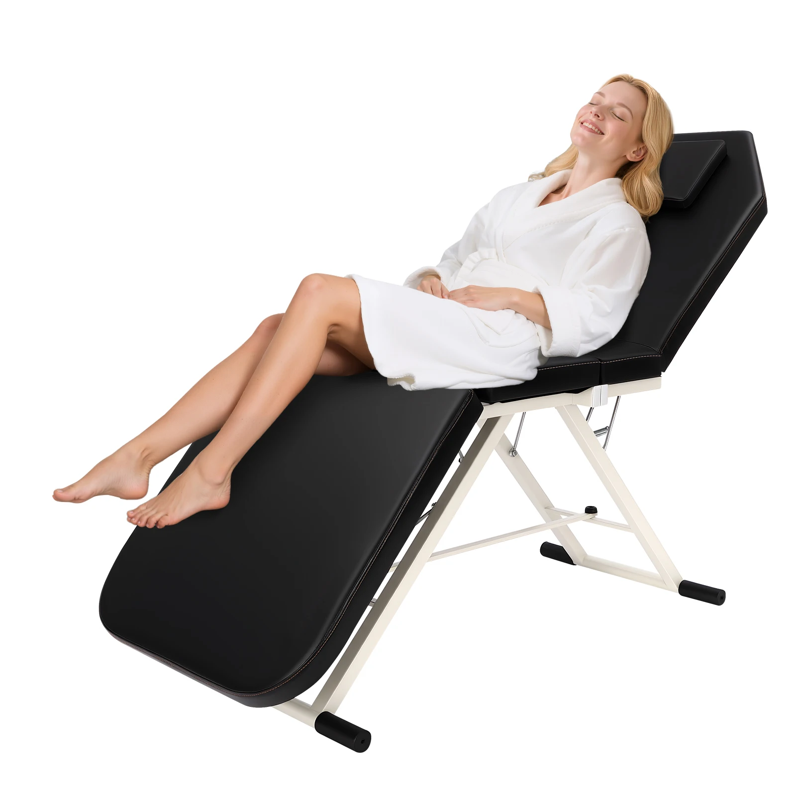Salon de beauté inclinable pliable Table de Massage lit de tatouage ...