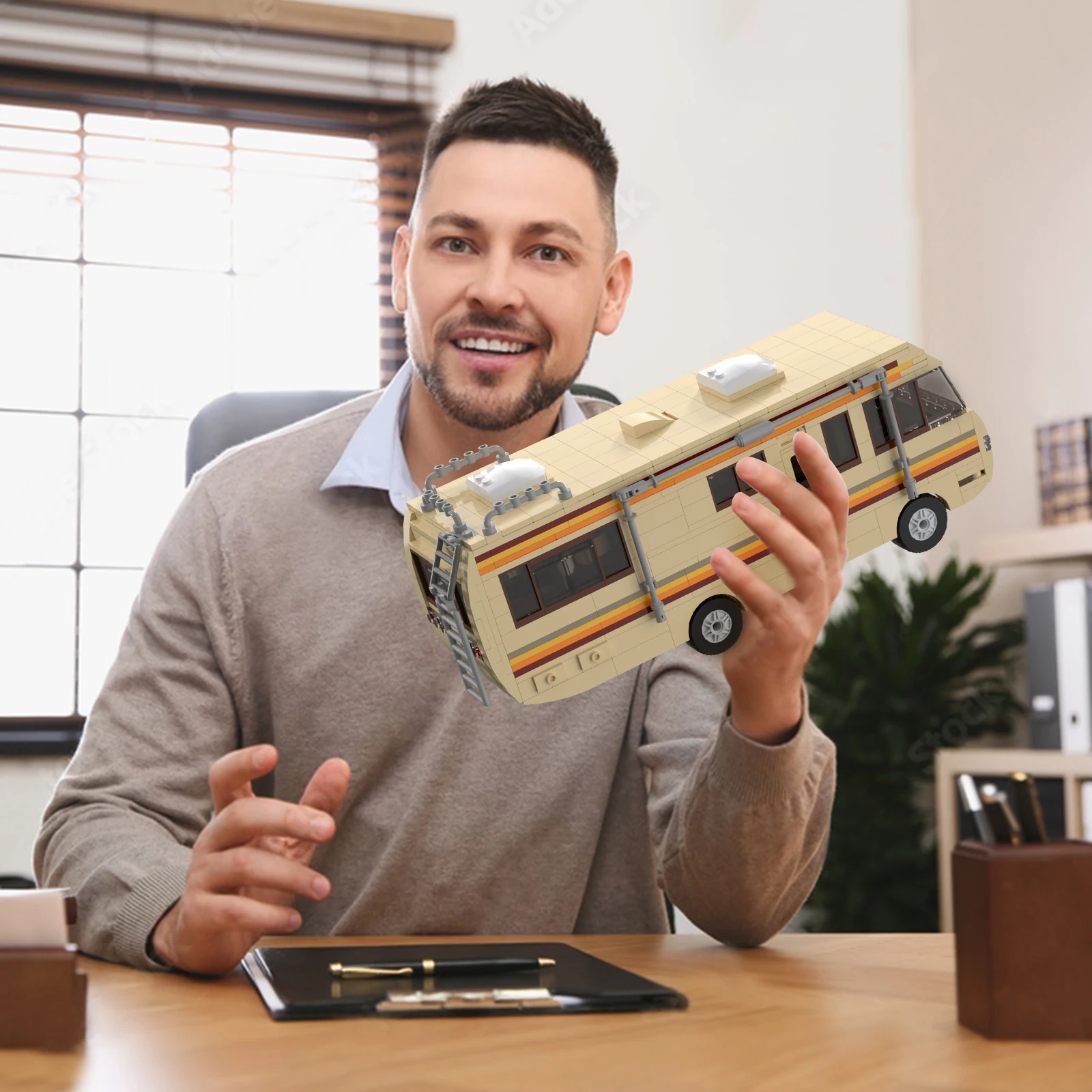 MOC-Breaking Bad Car Building Blocks Kit para Crianças, MOC Classic ...