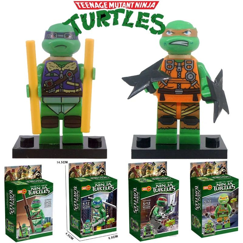 Ninja-Turtles-TMNT-Anime-Blocks-Mini-Action-Toy-Figures-Building-Blocks ...