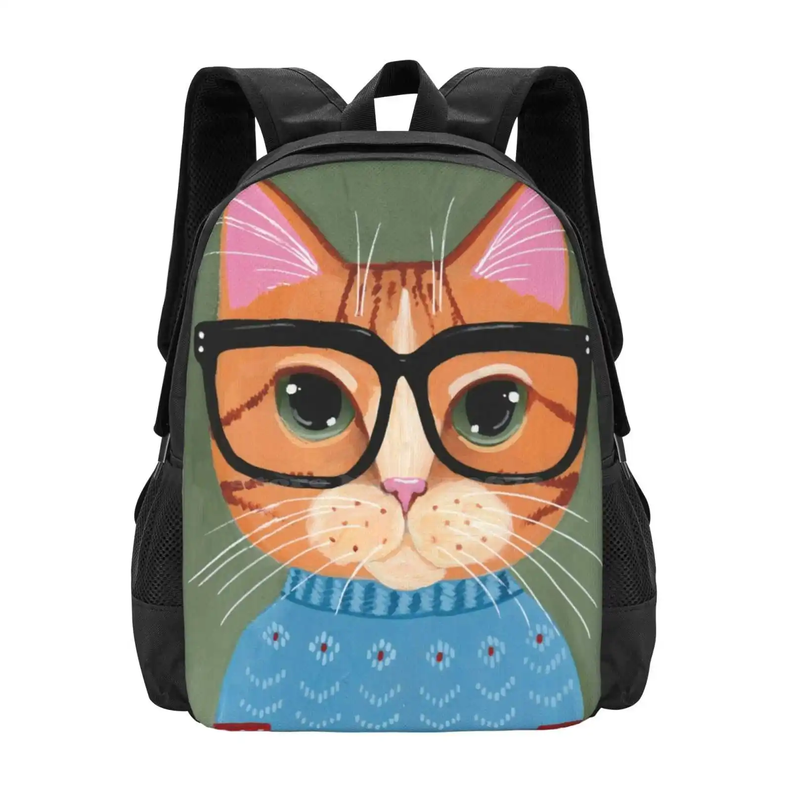 Sammie-S-Ugly-Christmas-Sweater-School-Bags-Travel-Laptop-Backpack ...