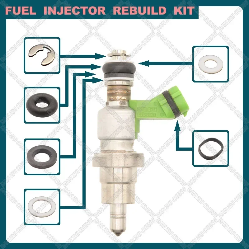 Fuel Injectors Seals O-Ring Repair Filters for TOYOTA AVENSIS VERSO ...