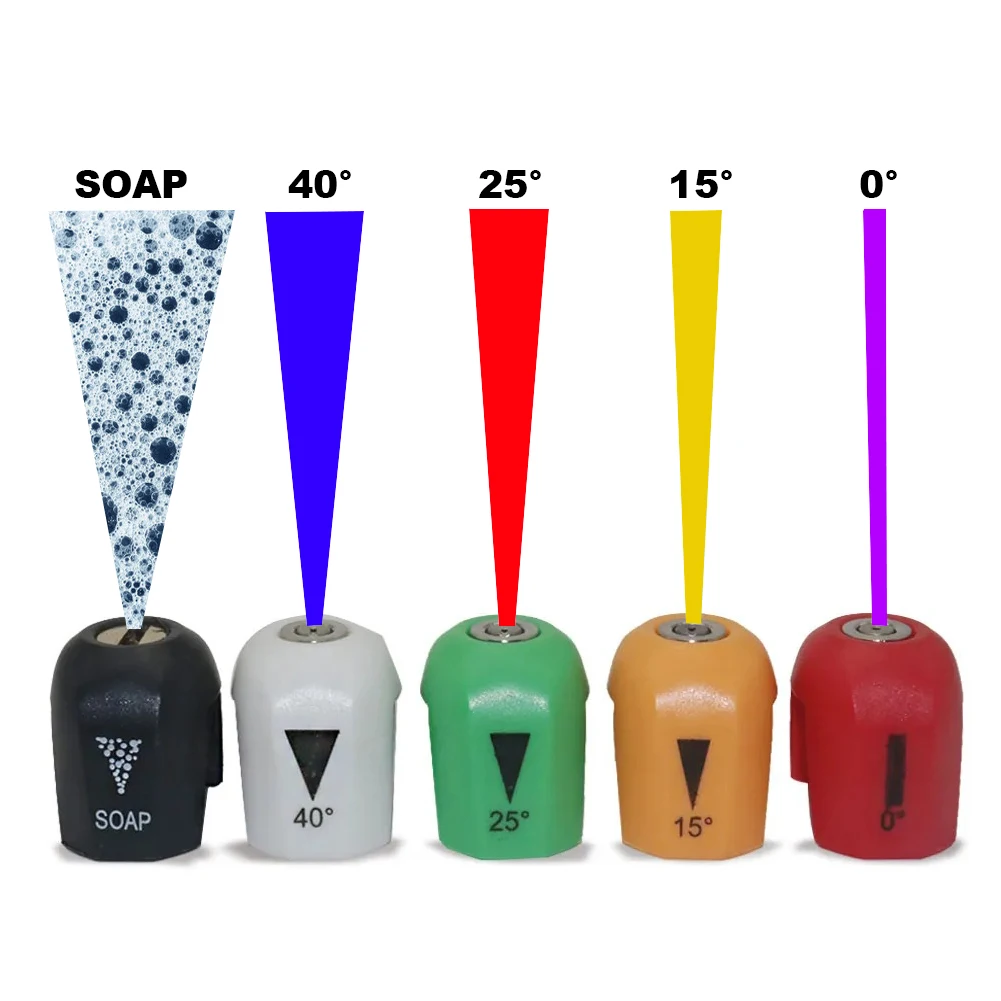 Spray-Gun-Nozzle-Five-Color-Stainless-Steel-High-pressure-Car-Wash ...