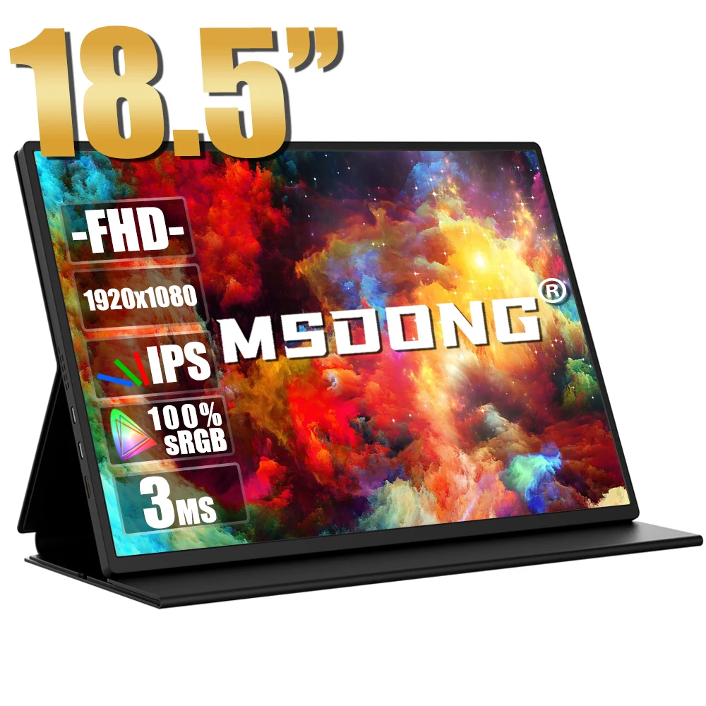 Ultra-Thin-Portable-Monitor-18-5-Inch-1080P-Laptop-Monitor-With-HDR-100 ...