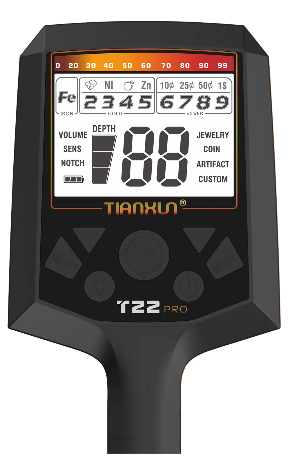 TIANXUN T22 Pro Metal Detector Gold Metal Detector High Performance Underground Metal Detector ...