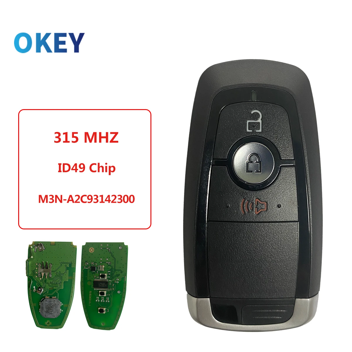 Okey-Remote-Car-Key-For-Ford-Edge-Fusion-Ecosport-Explorer-Ranger ...