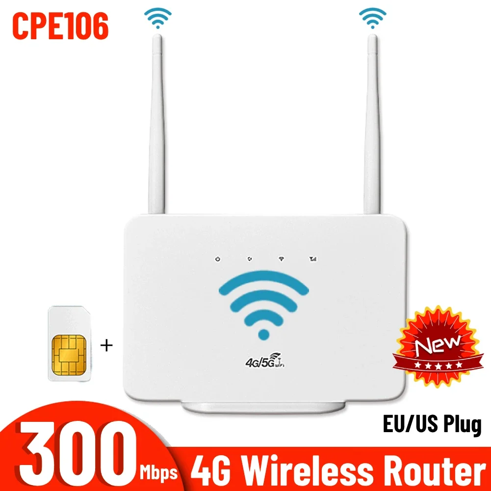 4G-Wireless-Router-300Mbps-4G-LTE-CPE-Router-Modem-RJ45-LAN-WAN ...