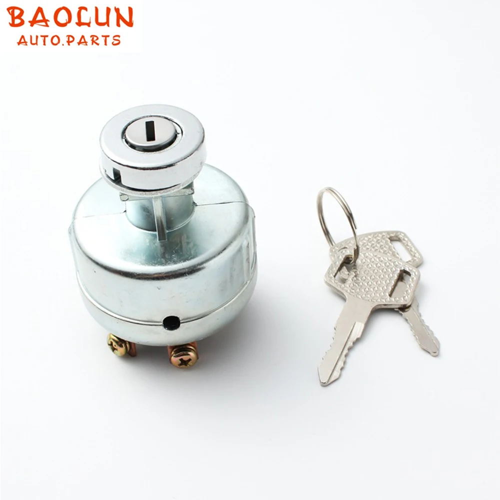 Motorcycle Ignition Starter Key Switch 4 Position 6 Terminal 2 Keys ...
