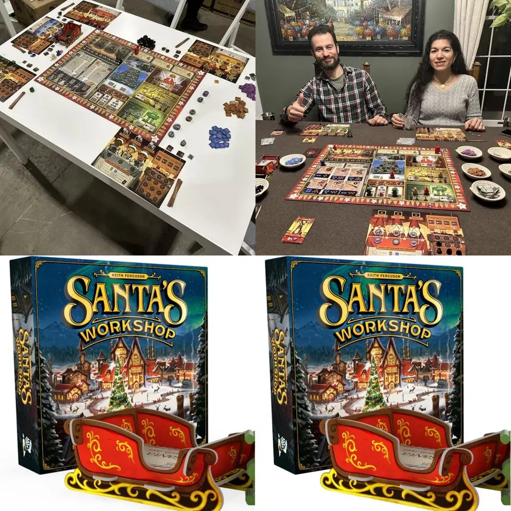 Elf Creek Games' Santa's Workshop 2nd Edition: Christmas Board Game for ...