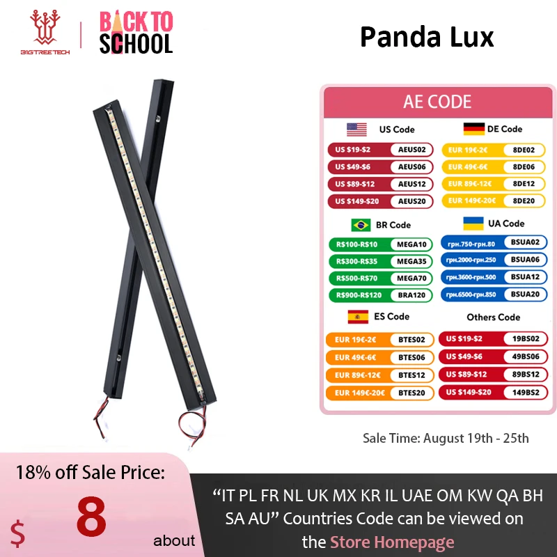 BIGTREETECH-Panda-Lux-LED-Light-Bar-Upgrade-Kit-High-Brightness ...