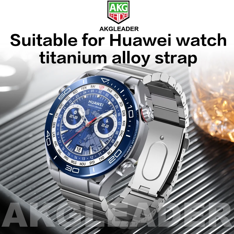 Akgleader-Luxury-Titanium-Alloy-Strap-for-Huawei-Watch-Ultimate-GT2-GT3 ...