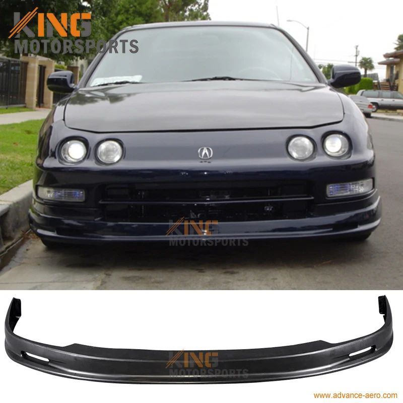 Fit For 94 97 ACURA INTEGRA MUGEN STYLE PU FRONT BUMPER LIP SPOILER ...