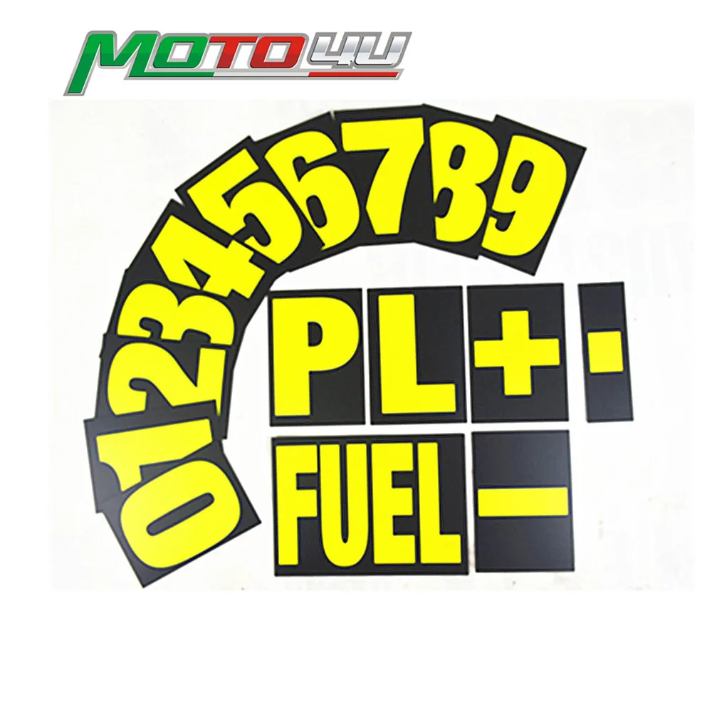 37PCS-Motorcycle-Number-Kit-Set-For-Pit-Board-Tote-Board-Info-Board-25 ...