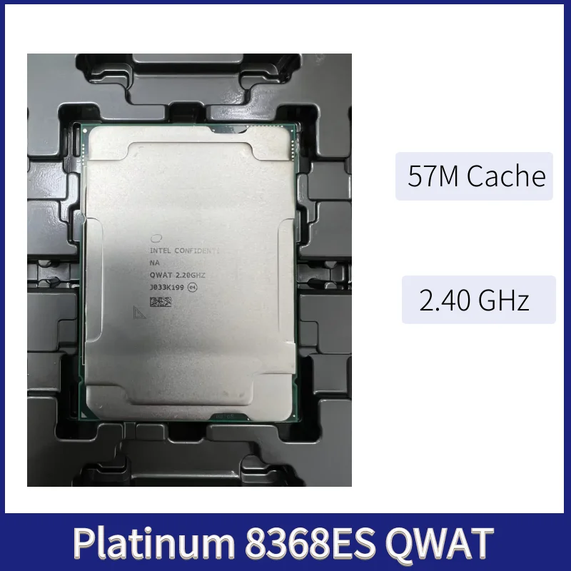 Platinum 8368 ES QWAT 2.2GHz 38Cores 76Threads 57MB 270W LGA4189