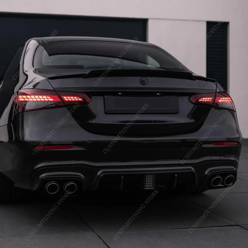 For-Mercedes-W213-B-Style-Rear-Spoiler-Wing-E-Class-E200-E300-E350-E400 ...