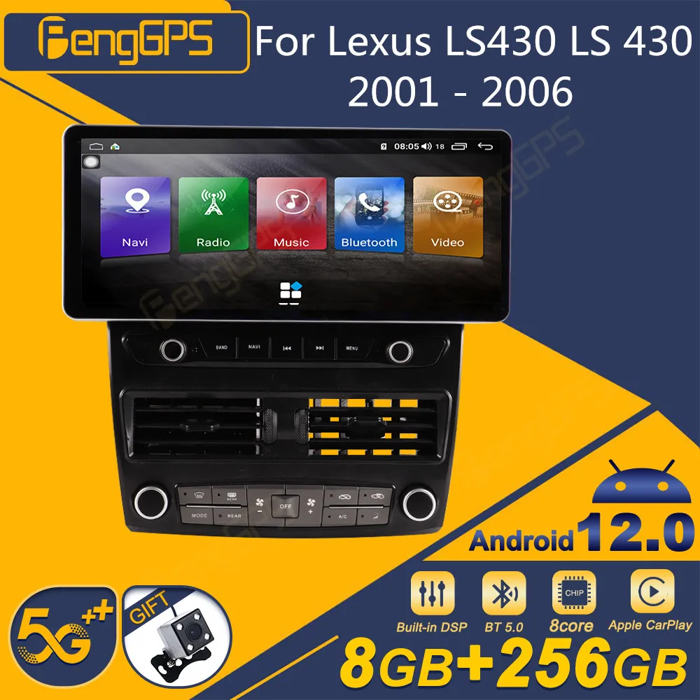 For-Lexus-LS430-LS-430-2001-2006-Android-Car-Radio-2Din-Stereo-Receiver ...
