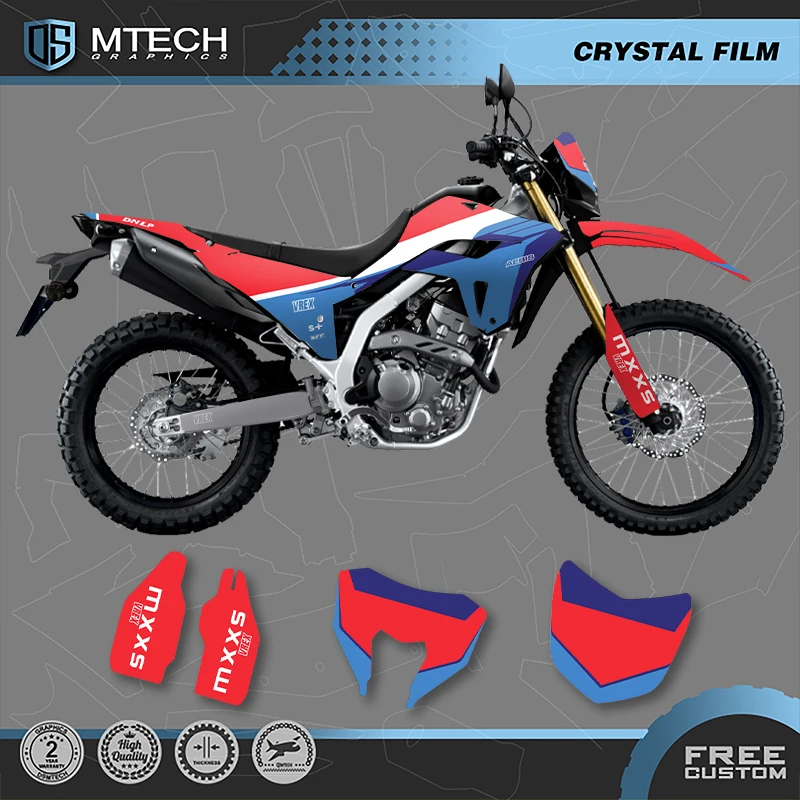 DSMTECH Motorcycle Graphics Background Decals Stickers Kits For 2021 ...