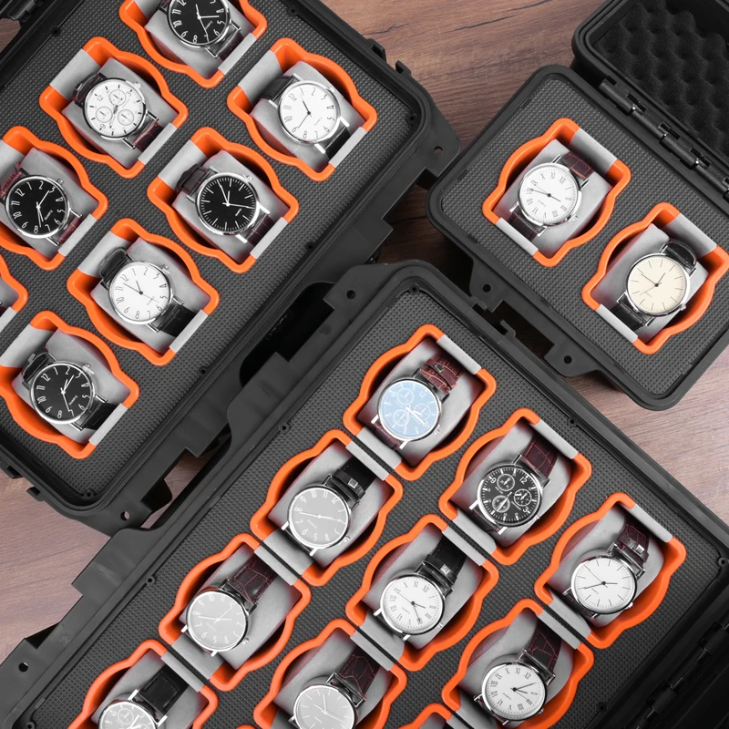 2/8/12 Grids Watch Organizer Box Jewelry Display Storage Case Anti-drop ...