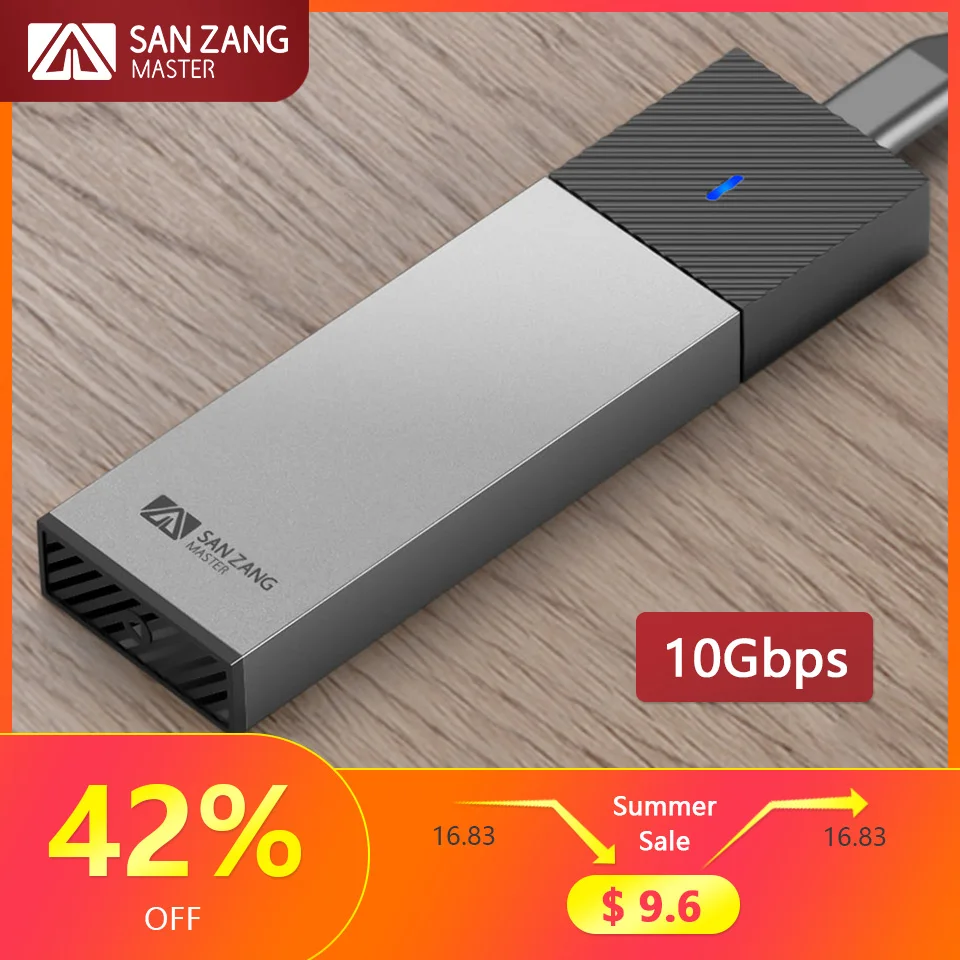 SANZANG-M-2-NGFF-NVMe-SSD-Enclosure-USB-3-2-Type-C-External-Case-M2 ...