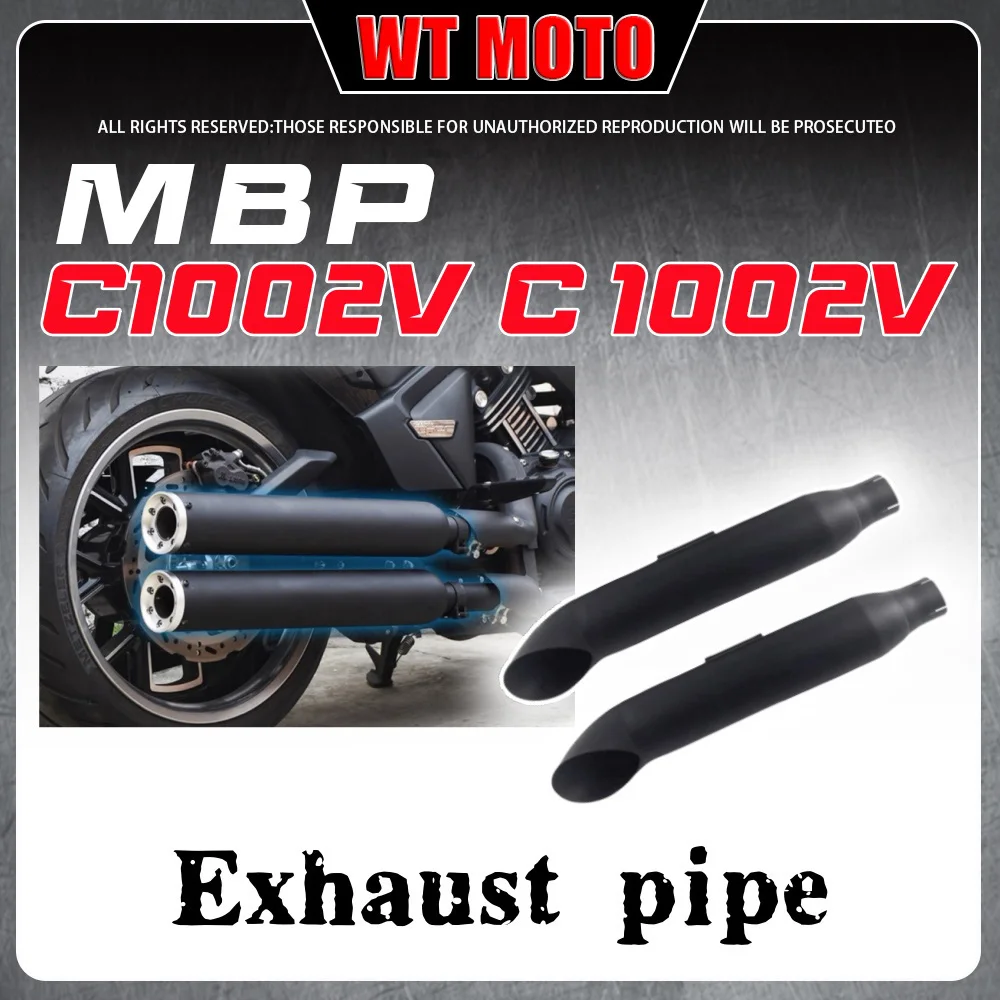 Para MBP C1002V C 1002V salida dual Cobra tubo de escape sección ...