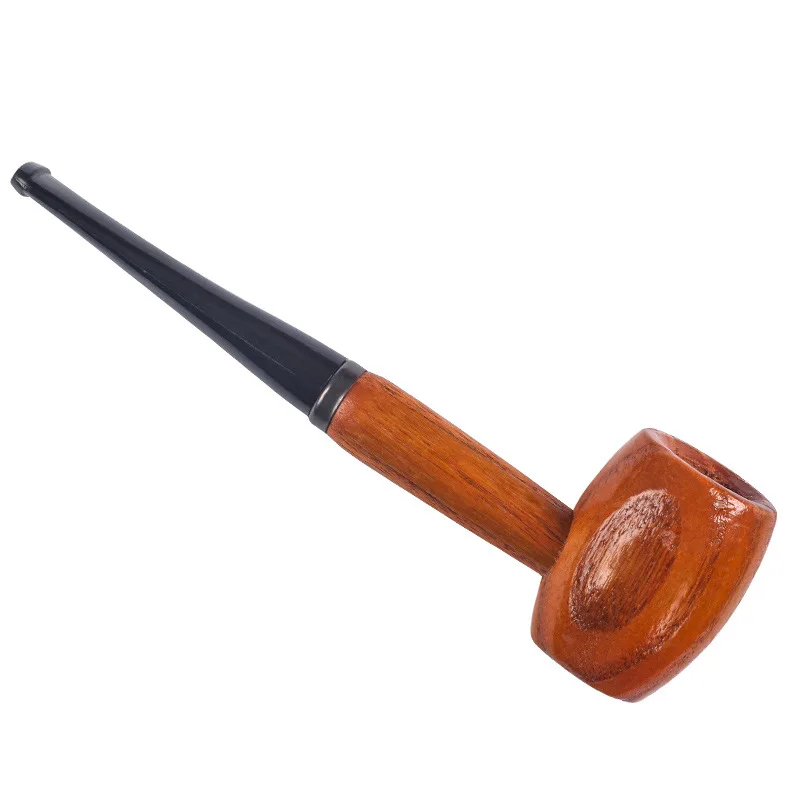 Wood Tobacco Somking Pipe Portable Straight Bent Small Somking Tobacco ...
