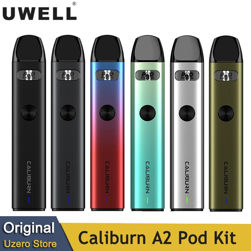 Original-Uwell-Caliburn-A2-Pod-Kit-520mAh-Battery-with-2mL-Cartridge ...