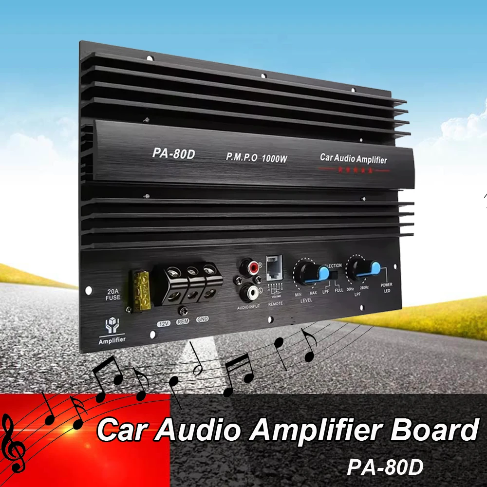 12V-Auto-Bluetooth-Amplifier-Board-Mono-Car-Audio-Power-Amplifier-1000w ...