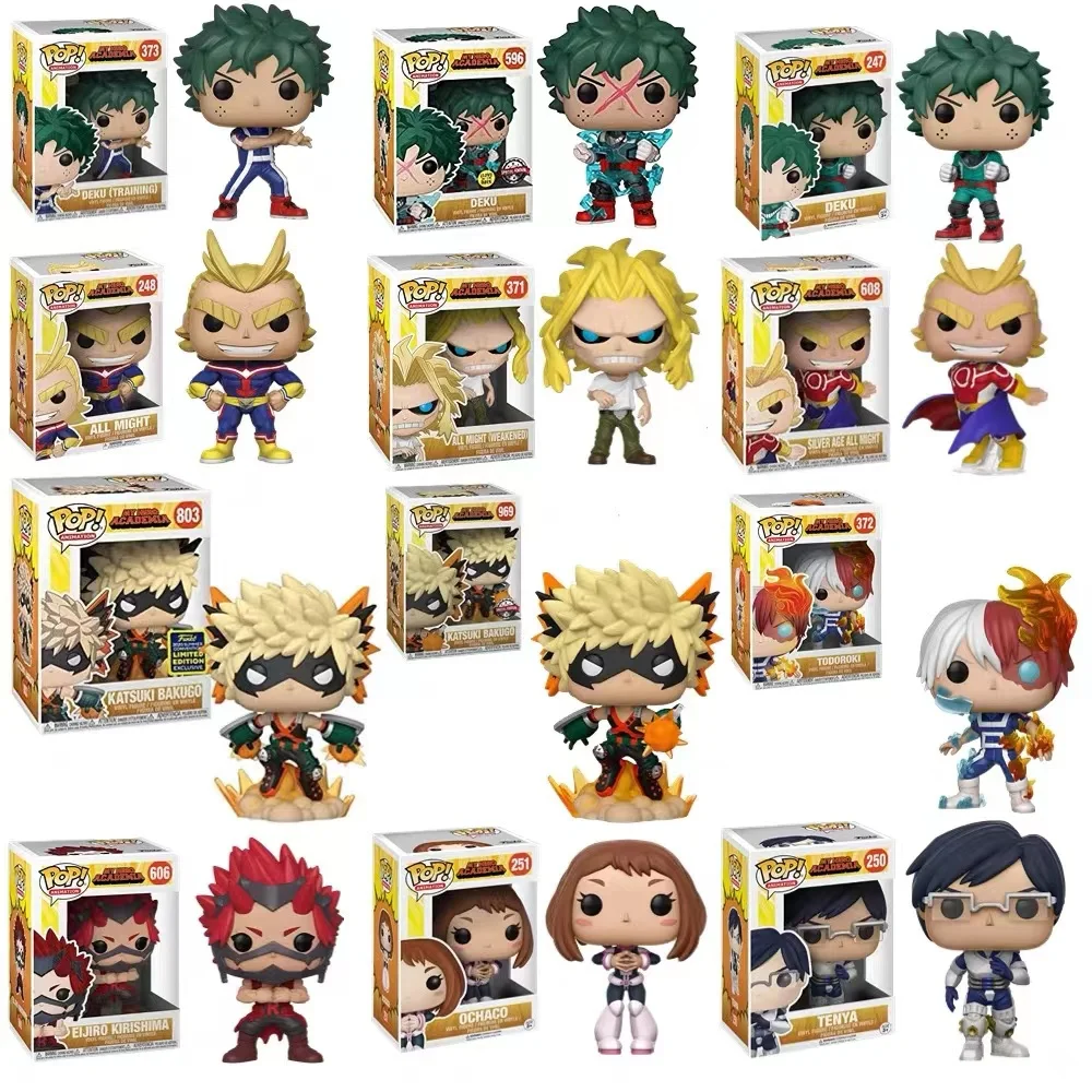 FUNKO POP figuras de acción de My Hero Academia, modelo de colección de ...