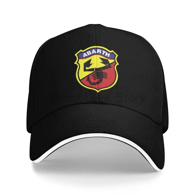 Custom Abarth C Print Sandwich Baseball Cap Dad Hat Golf Hat Summer ...
