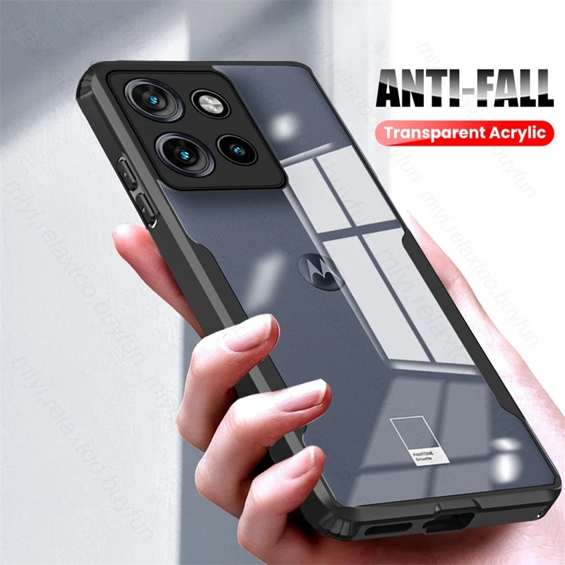 MotorolaEdge50Neo-5G-Case-Clear-Acrylic-Back-Cover-for-Motorola-Edge-50 ...