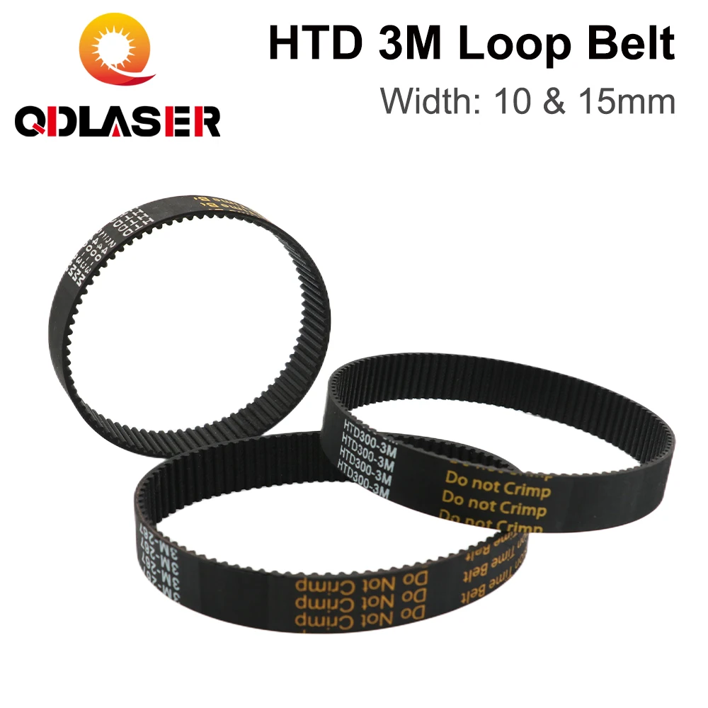 QDLASER-HTD-3M-closed-loop-rubber-synchronous-belts-various-drive-belts ...