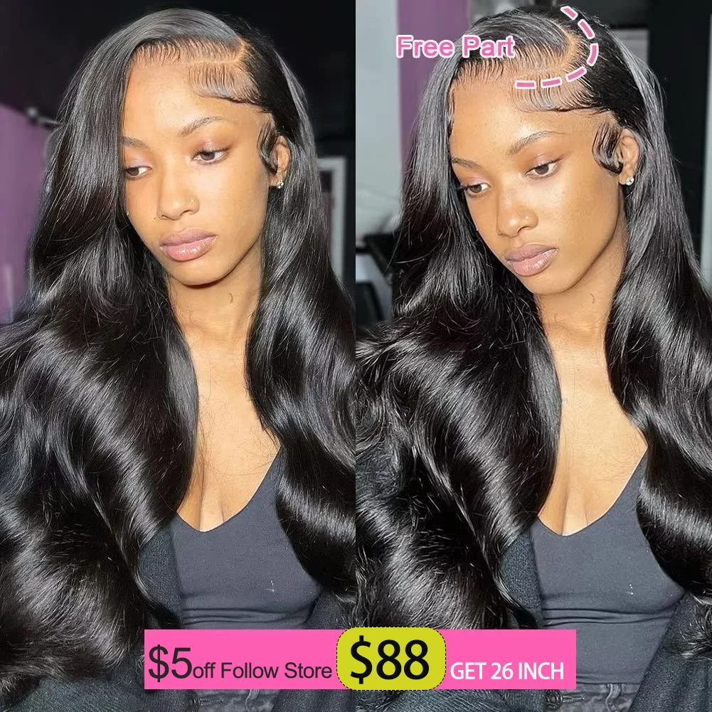 Brazilian-Body-Wave-Lace-Front-Wig-Black-26-Inch-On-Sale-13x4-Wet-and ...