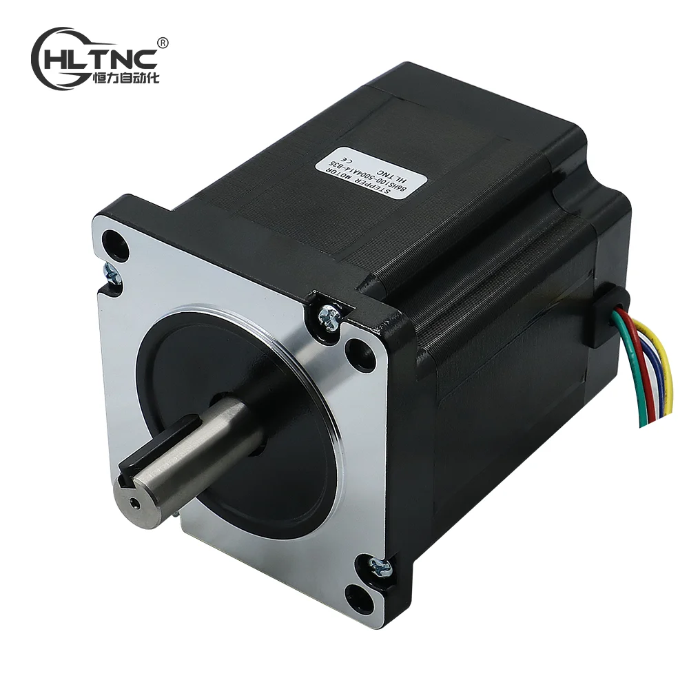 HLTNC-Nema34-86HS100-6-5Nm-5A-86X100mm-Stepper-Motor-4-Lead-Engine-With ...