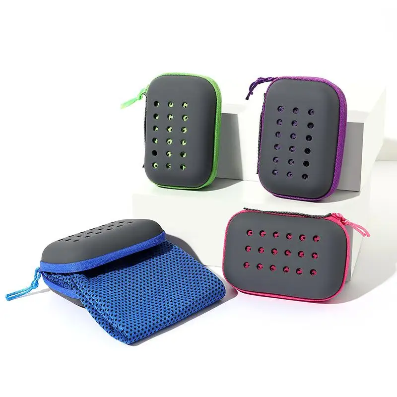 Quick Drying Cooling Towel Soft Breathable Chilly Sweat Absorption Cold ...