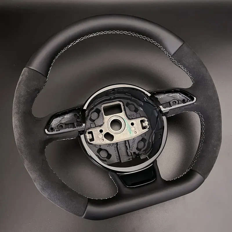 Volante perforado para Audi, timón completamente agujerado, con fondo ...