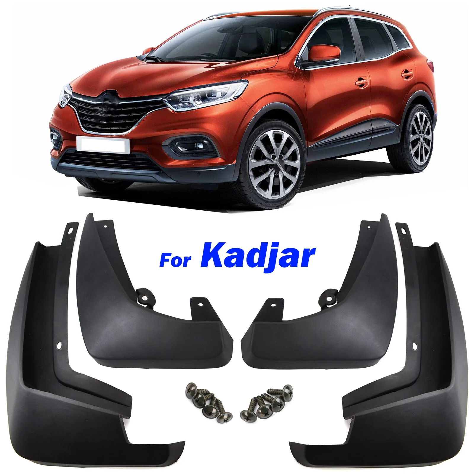 4X-For-Renault-Kadjar-2015-2022-Mud-Flaps-Splash-Guard-Mudguards-Front ...