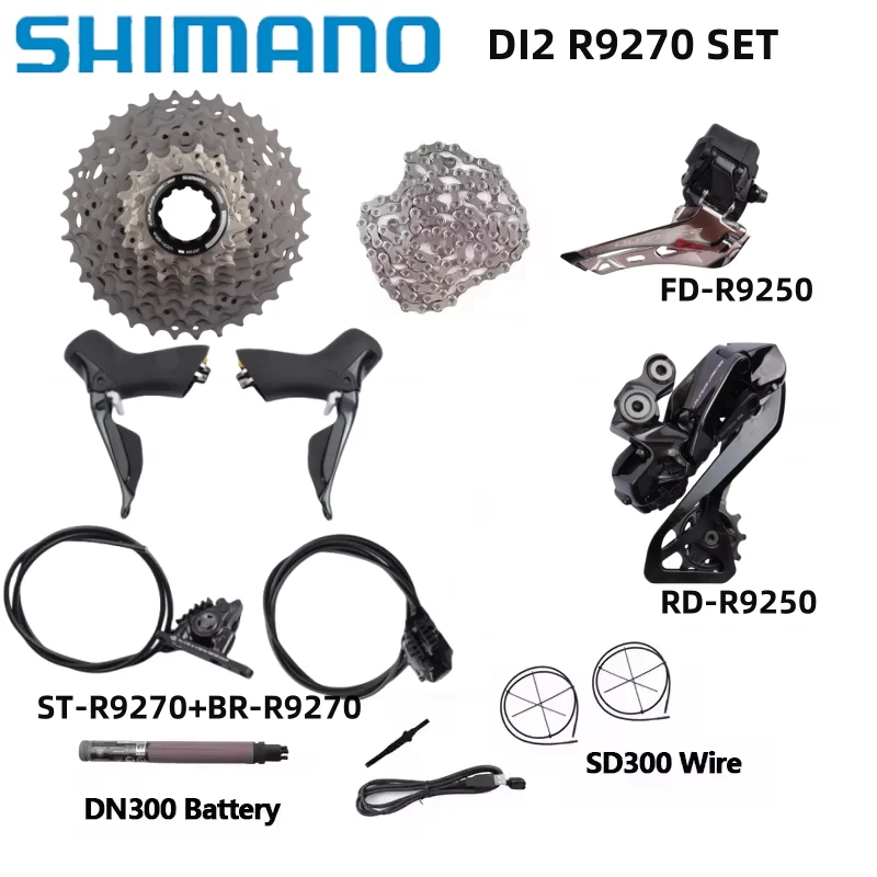 Shimano-Dura-ace-Di2-R9270-2x12S-Groupset-R9250-Front-Rear-Derailleur ...