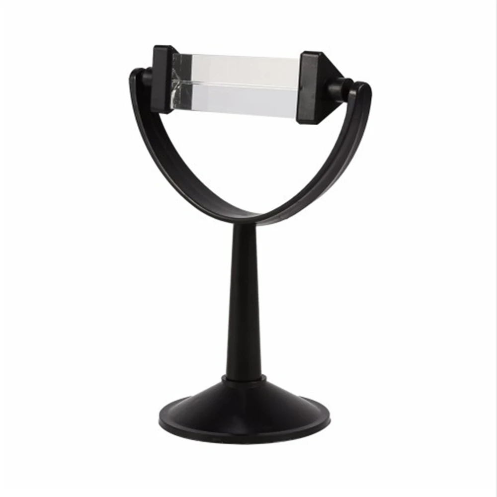 Optical Glass Triple Triangular Prism with Stand Physics Light Spectrum ...