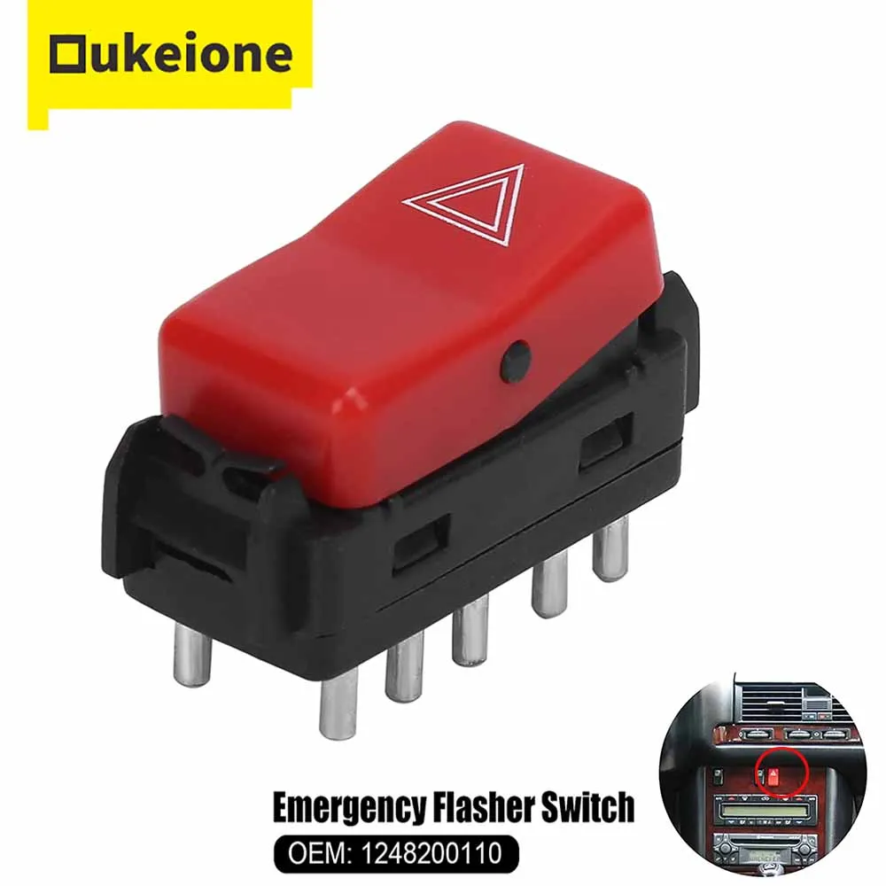 Warning Hazard Light Emergency Flasher Switch 1248200110 for Mercedes ...