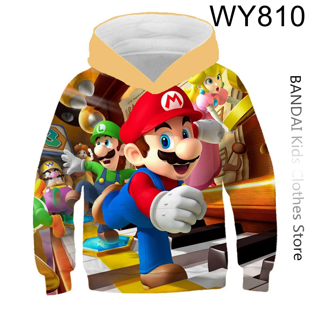 Sweatshirts Men Super Mario | Super Mario Toddlers Cloth | Sweatshirt ...