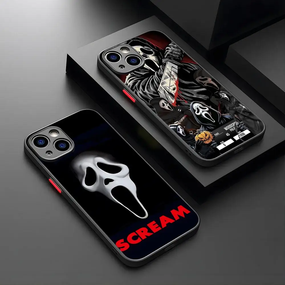 Ghostface Scream Phone Case Luxury For Cartoon IPhone 16 15 14 12 13 11 ...