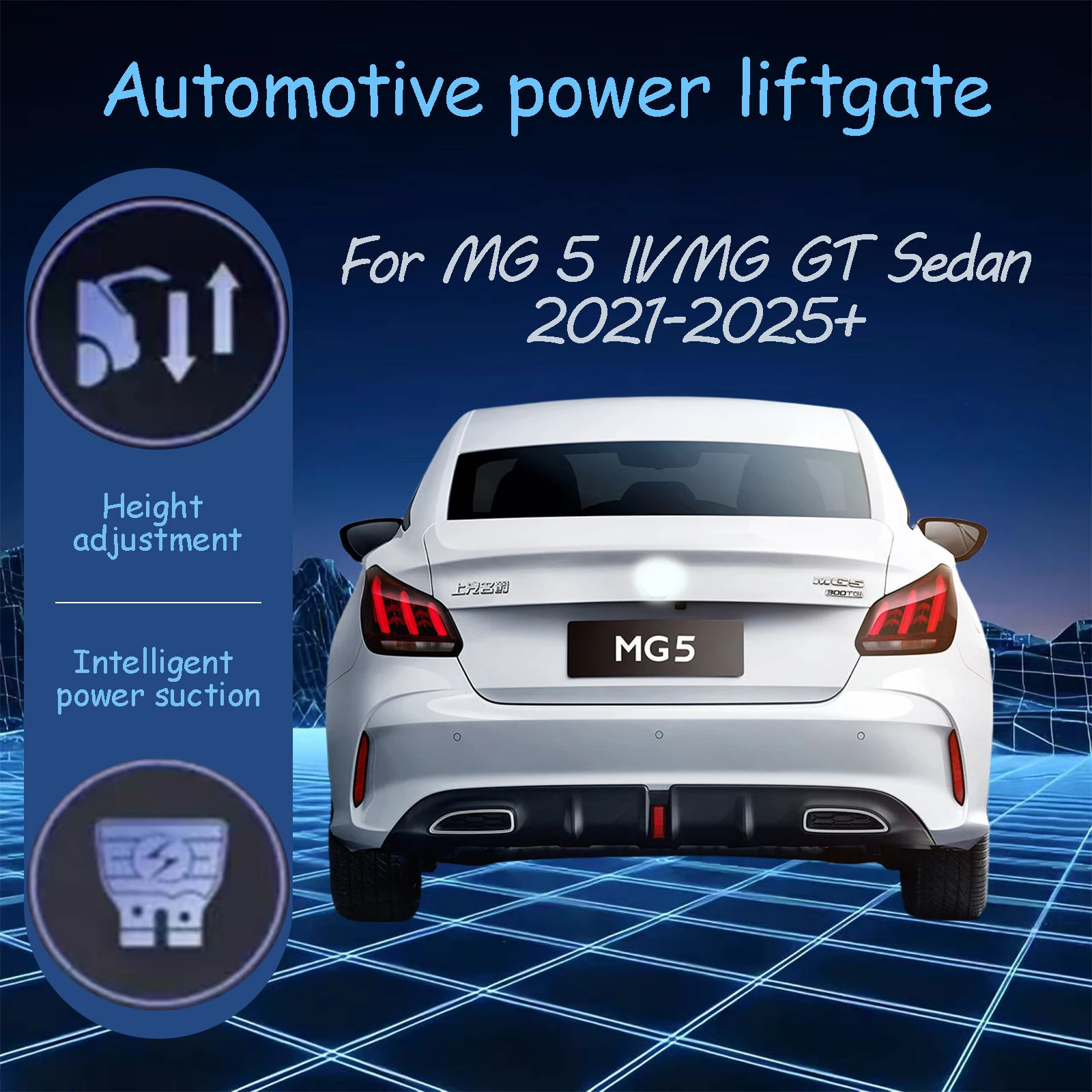 For MG 5 II/MG GT Sedan 2021-2024+ Electric tailgate automatic suction ...